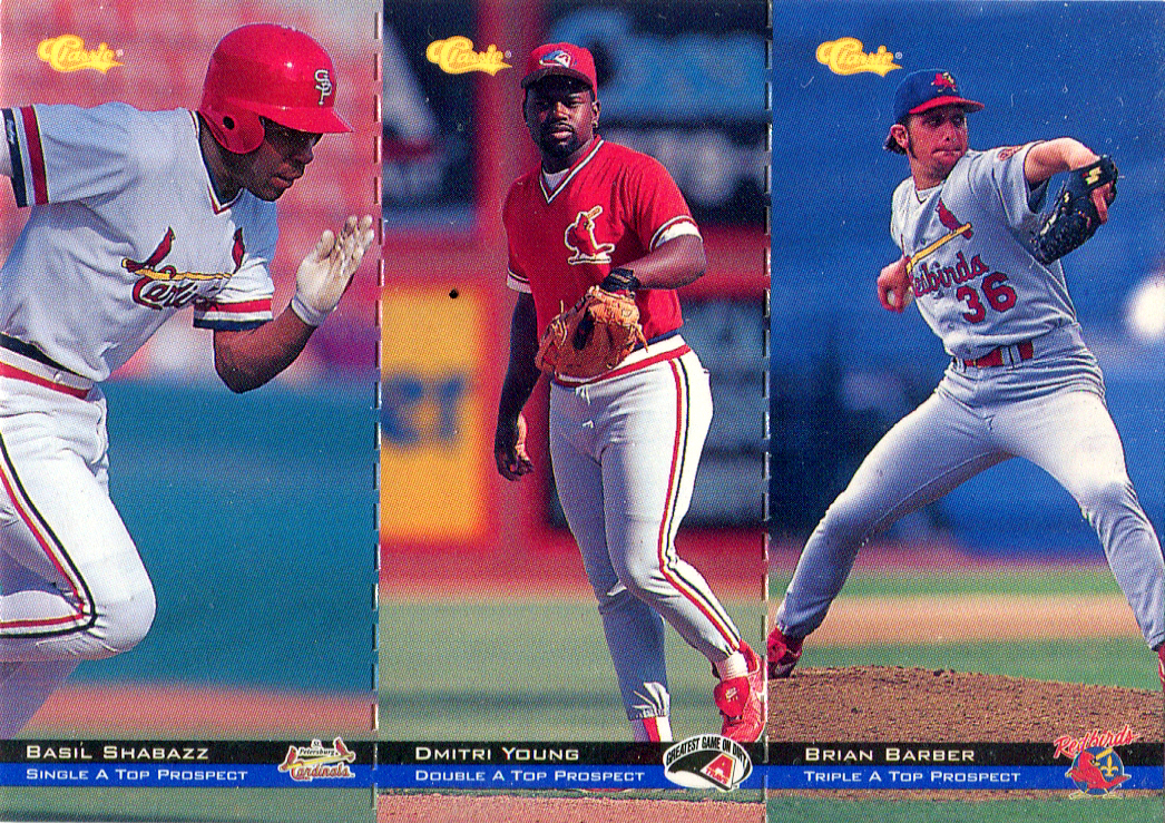 Junk Wax Prospector - Brian Barber - St. Louis Cardnials