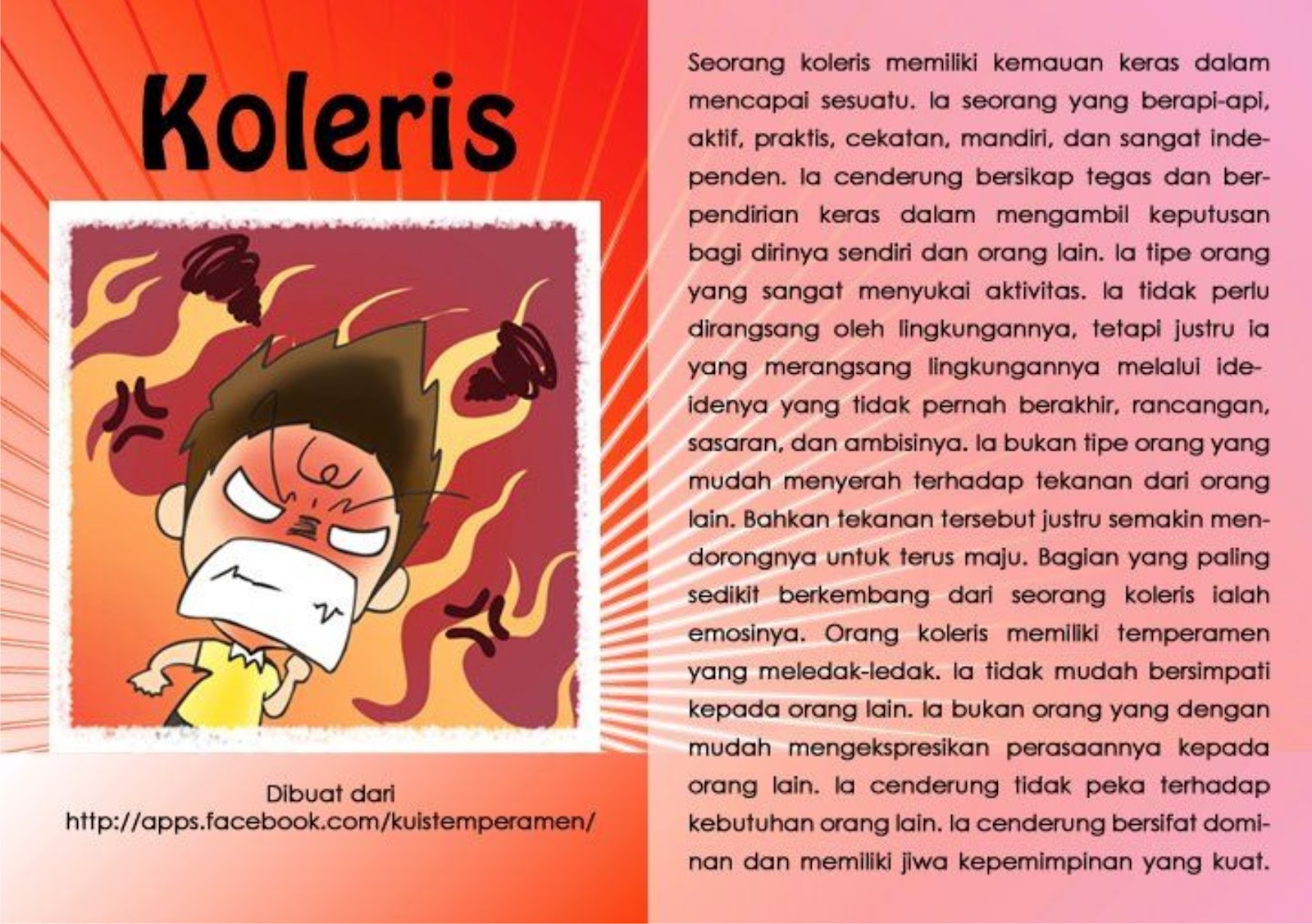 Aris Suryanto ||: 4 Tipe Manusia (Sanguin, Kolerik, Melankolis, Plegmatik)