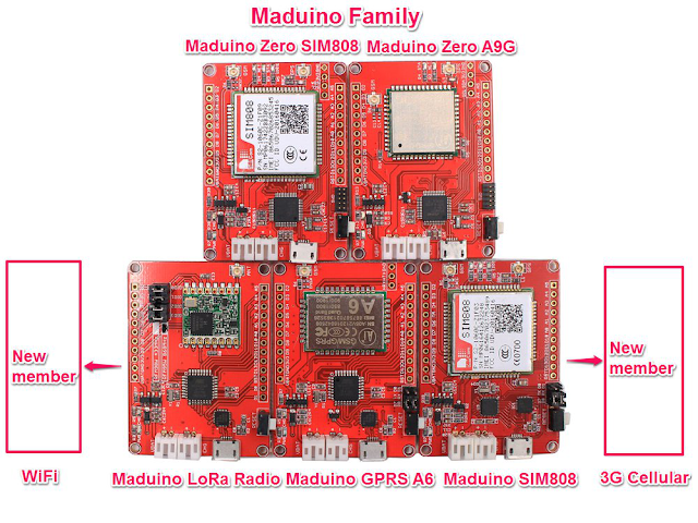 Maduino family will add two members-Maduino Zero WiFi and Maduino Zero ...