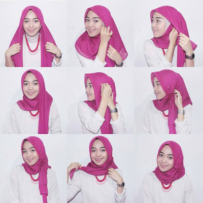 Tutorial Hijab Segi Empat Terbaru | Tutorial Hijab Terbaru 2017