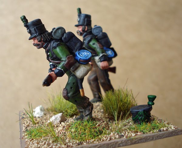 Napoleonic miniatures museum : British 95th Rifles