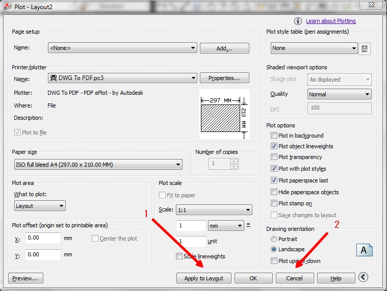 Setting Layout AutoCAD ~ MyCADBlogs