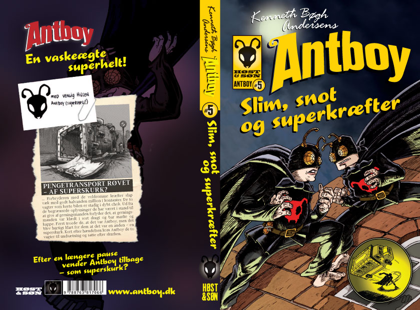Erik Petri Illustration: Antboy 5 cover