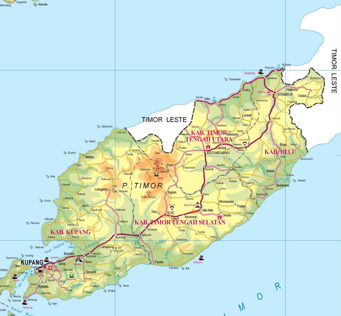 26+ Peta Kabupaten Ende Ntt PNG