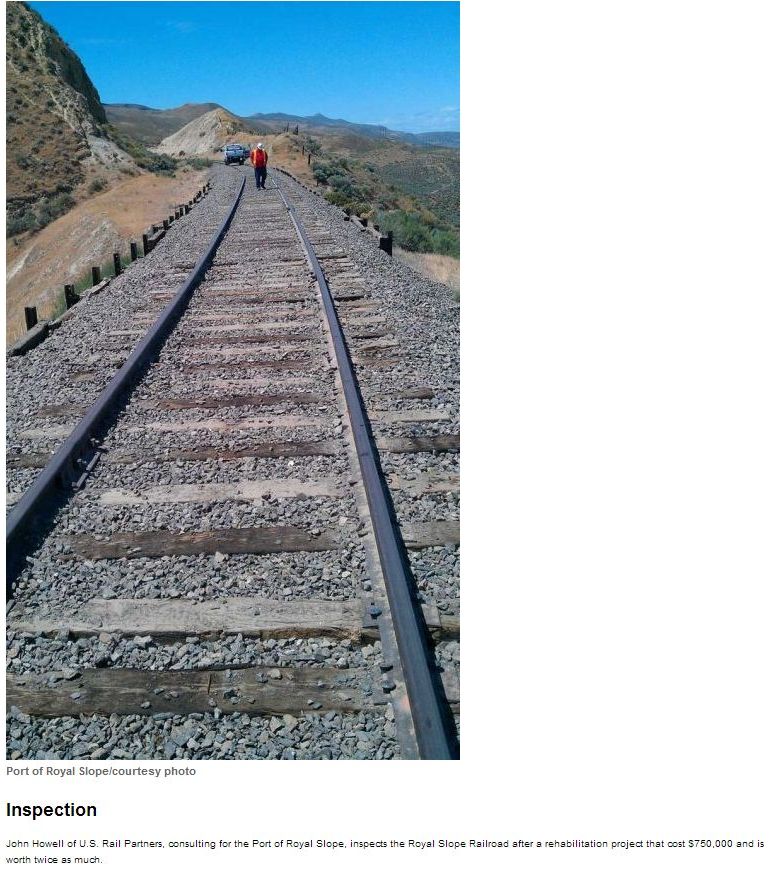 Big Bend Railroad History: Royal Slope Rail Line Set To Serve Shippers