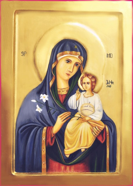 blog Mihai Ladunca: Icoana Fecioara Maria cu Pruncul Iisus