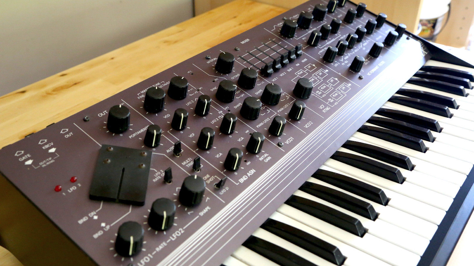 MATRIXSYNTH: Synton Syrinx SN 1 Rare Purple Vintage Synthesizer Synth ...