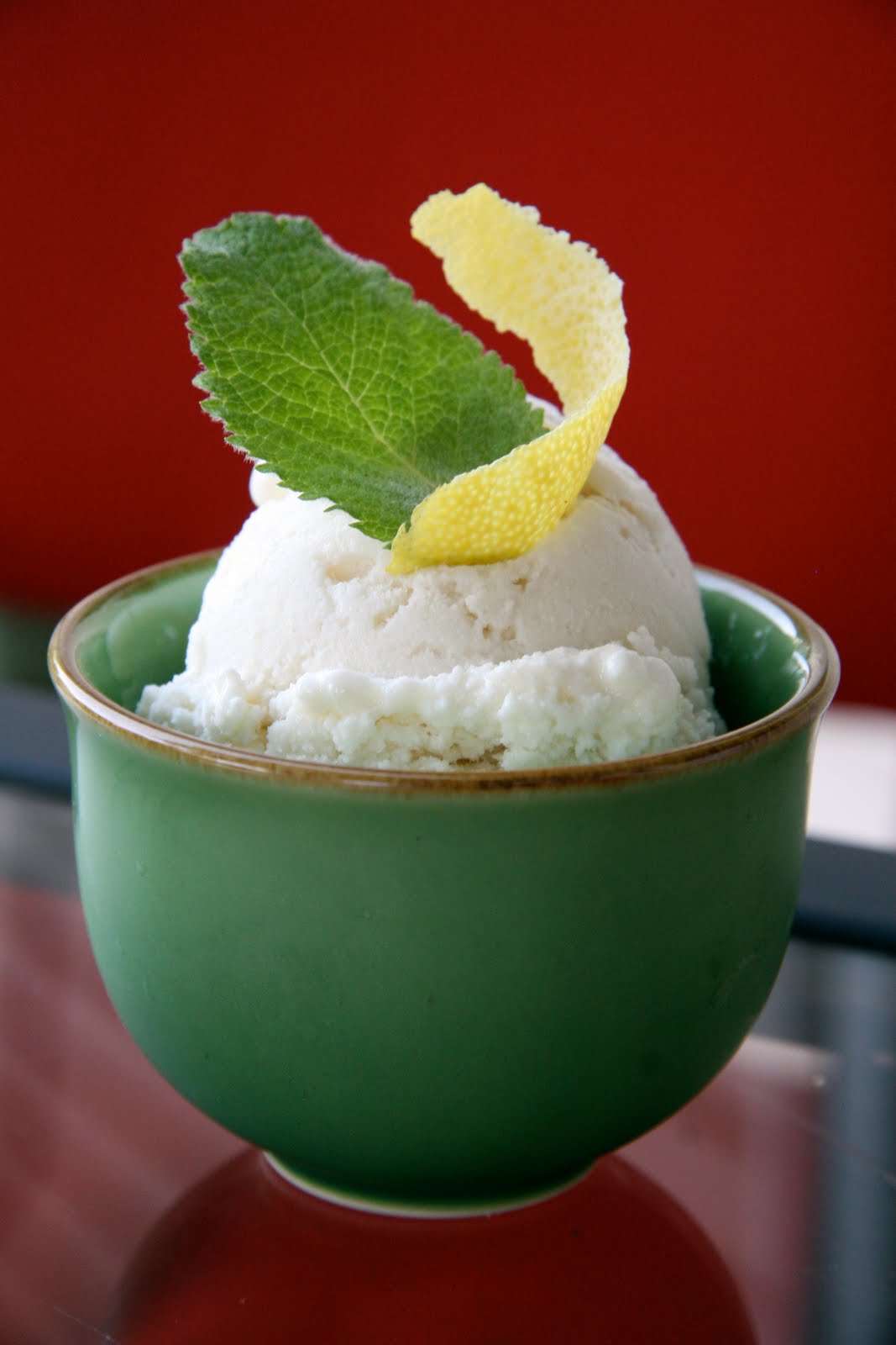 Lemon Mint Ricotta Gelato » Local Food Rocks
