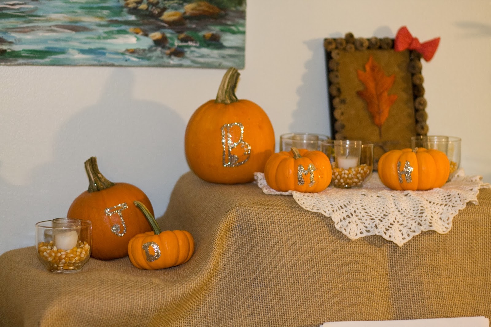 Candle in the Night: Fabulous Fall Fridays #7: Fall Leaf Garland
