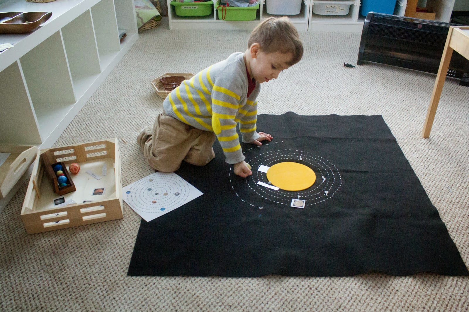 Montessori Inspired Space Theme