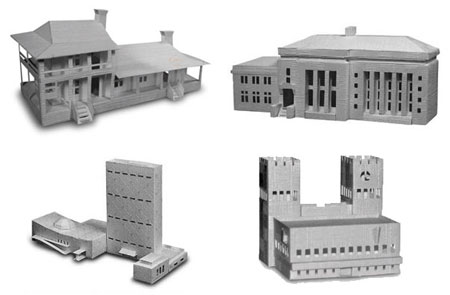Papercraft - Architectural Landmarks - Papercraft4u | Free Papercrafts ...