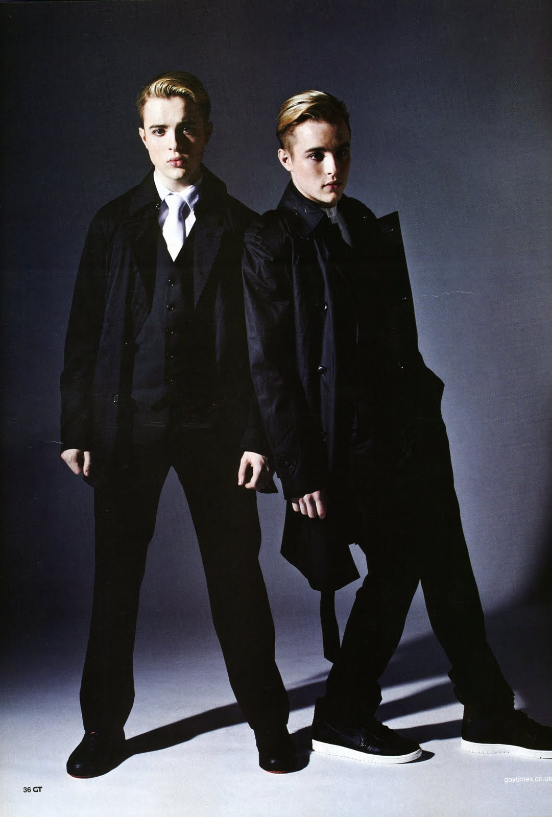 SEEMA CHOPRA: WIGS & HAIR WORK: GT magazine Jedward shots