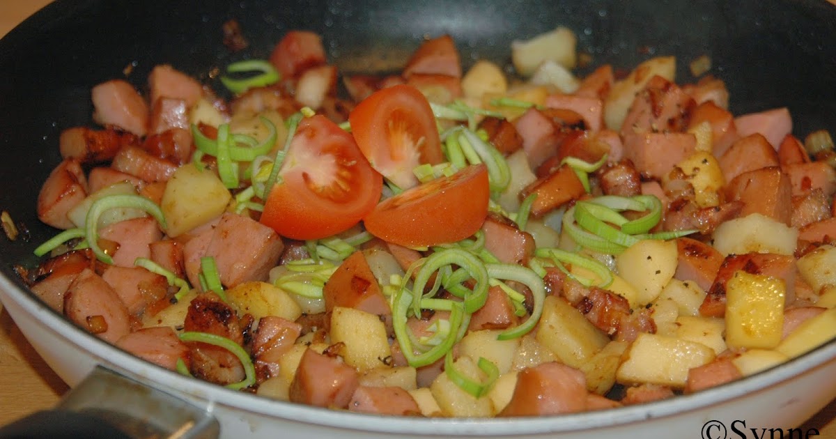 ganske enkelt: Pytt i panne med eple