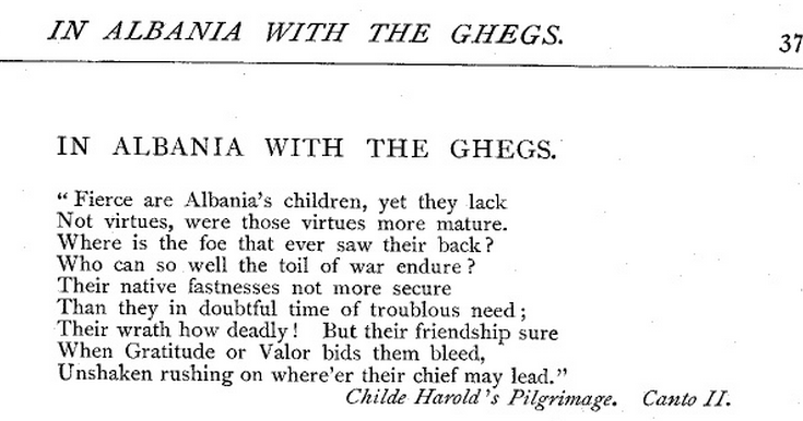 ΕΛΛΗΝΕΣ-ΑΛΒΑΝΟΙ: In Albania with the Ghegs - Athol Mayhew(Jan 1881)