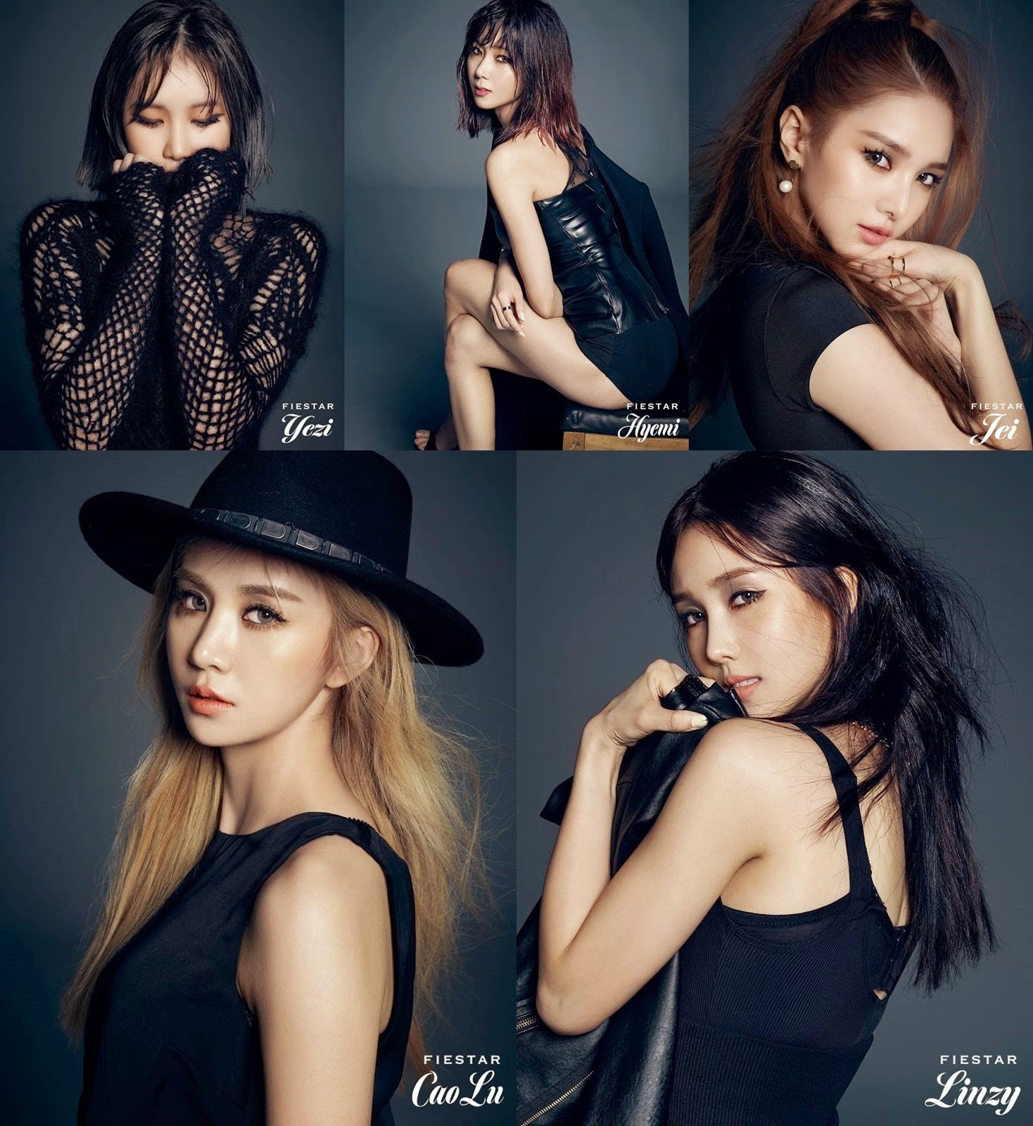 FIESTAR revela imágenes teaser para "'Black Label" | Kpop Replay
