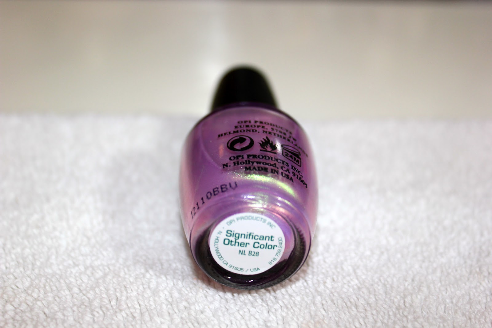 Beautybaby44: Nail of the Day: OPI Significant Other Color