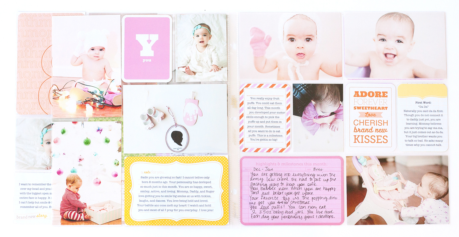 Sweet and Simple: Baby Album Part 2 | Project Life