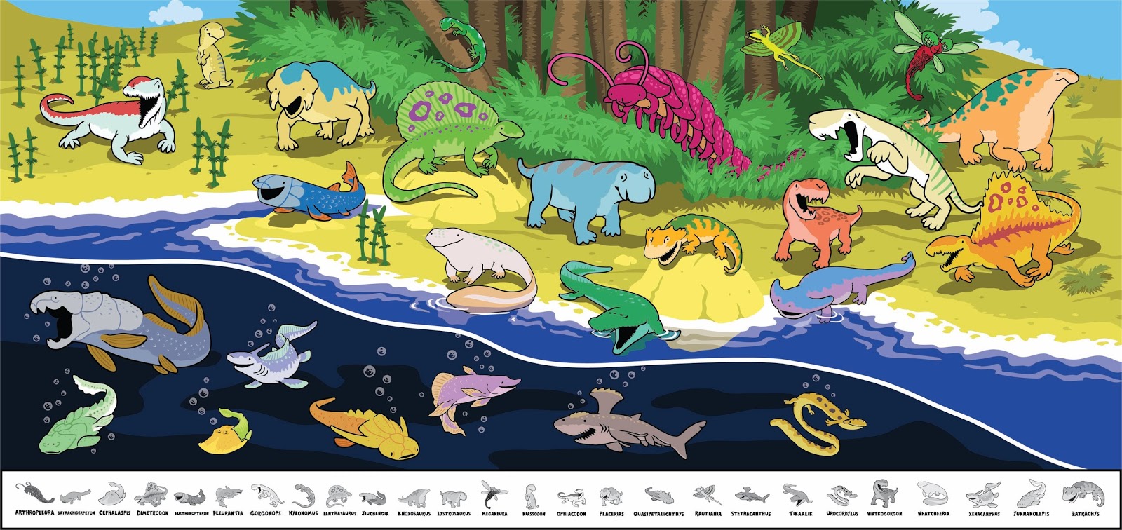 Art and Design of David. E: Paleozoic alphabet 2