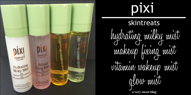 Pixi Mists: Hydrating Milky Mist, Makeup Fixing Mist, Vitamin Wakeup ...
