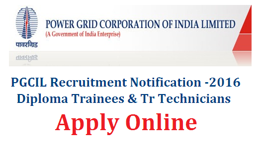 Power Grid Corporation of India PGCIL Recruitment Notification Apply ...