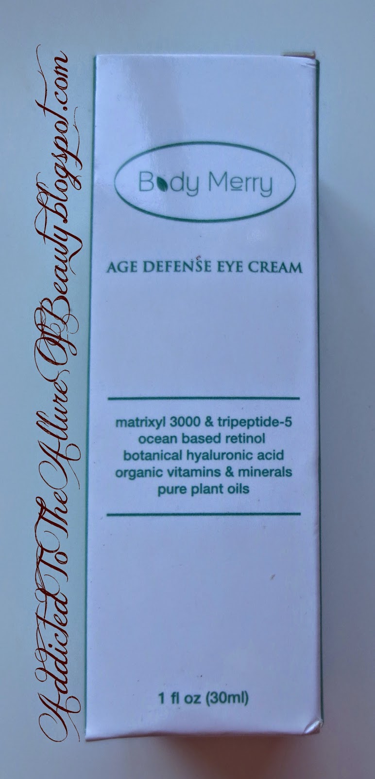 Addicted To The Allure Of Beauty...: Body Merry Cellulite Cream And Eye ...