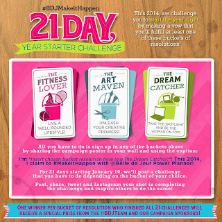 Art Maven: 21-Day Year Starter Challenge - DIARYhea ni Shobe