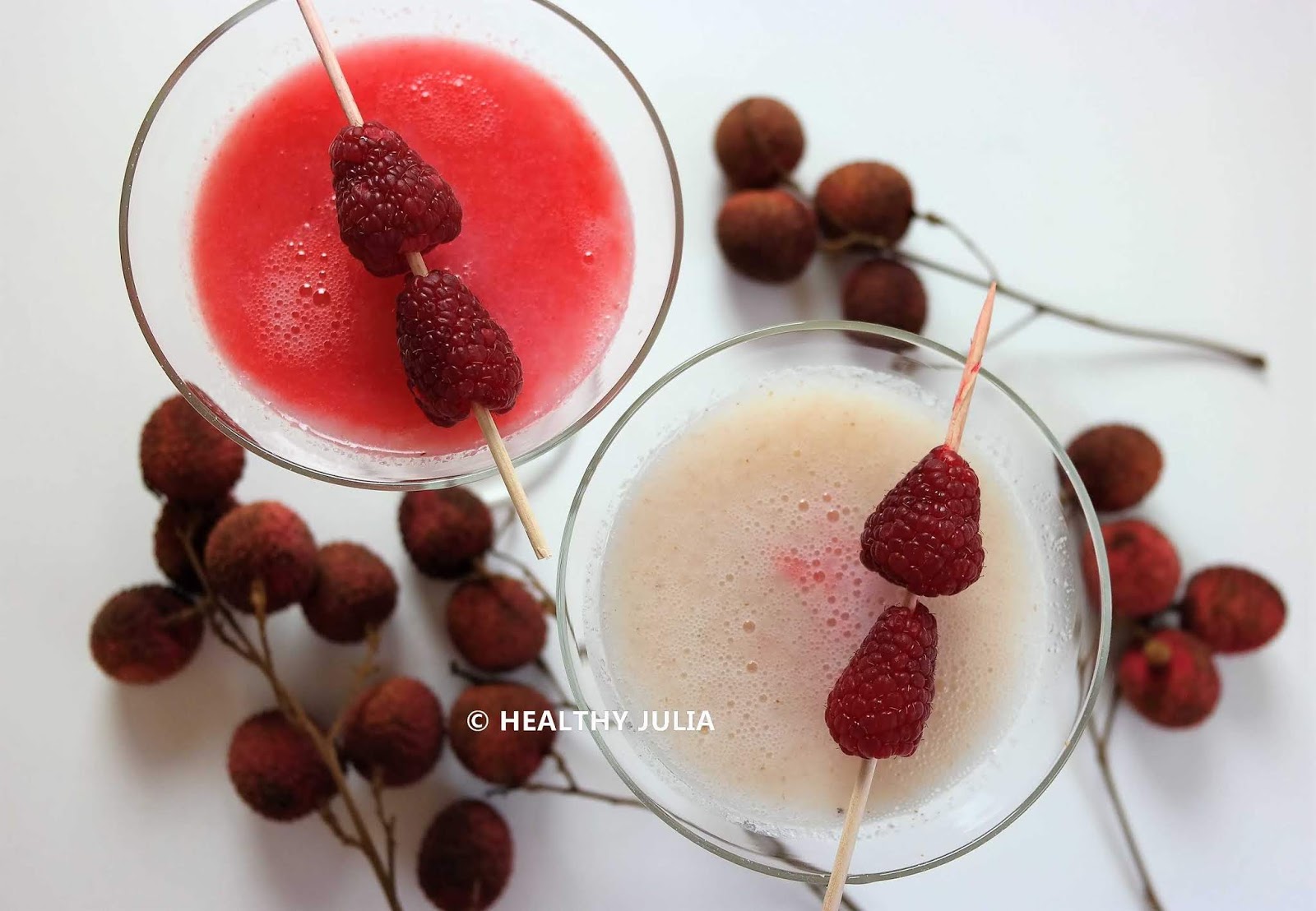 COOKING JULIA : COCKTAIL LITCHI-GRENADINE