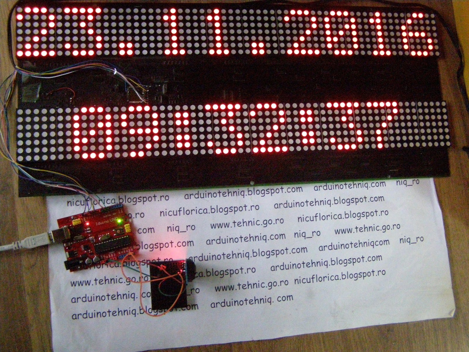 Arduino tehNiq: FDS-125 display with Arduino (2)