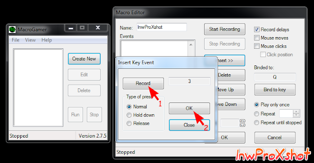 แจกโปร Xshot ฟรี 2017: สอนทำมาโคร Xshot ด้วยโปรแกรม Macrogamer