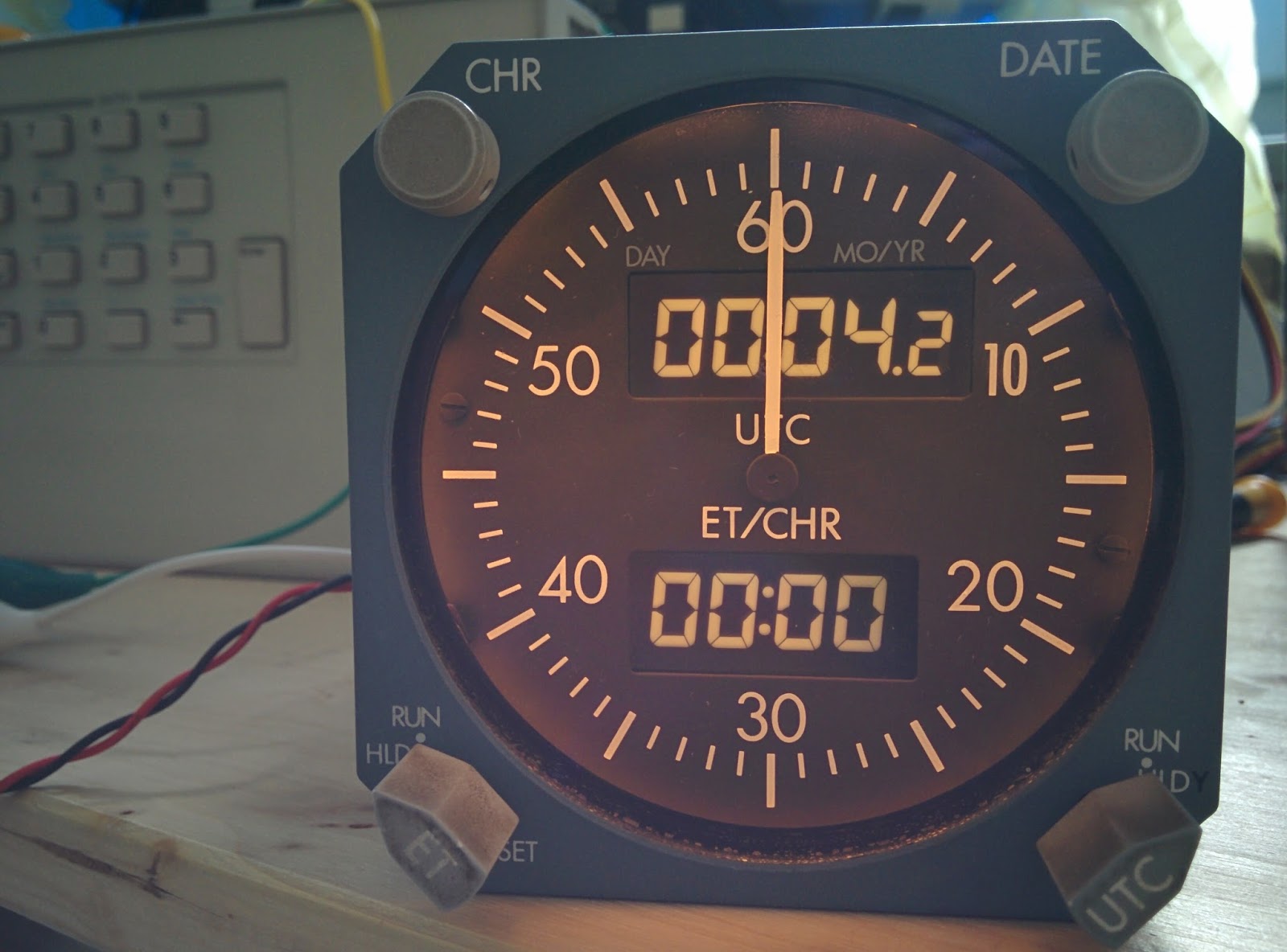 Boeing 737-300 Flight Deck Sim : Digital Chronometer