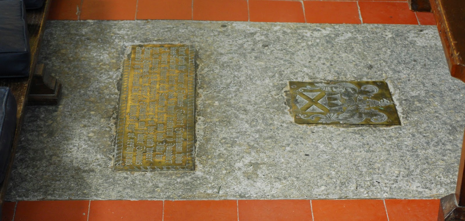 Heraldry: Another Heraldic Memorial in Sandwich, Kent