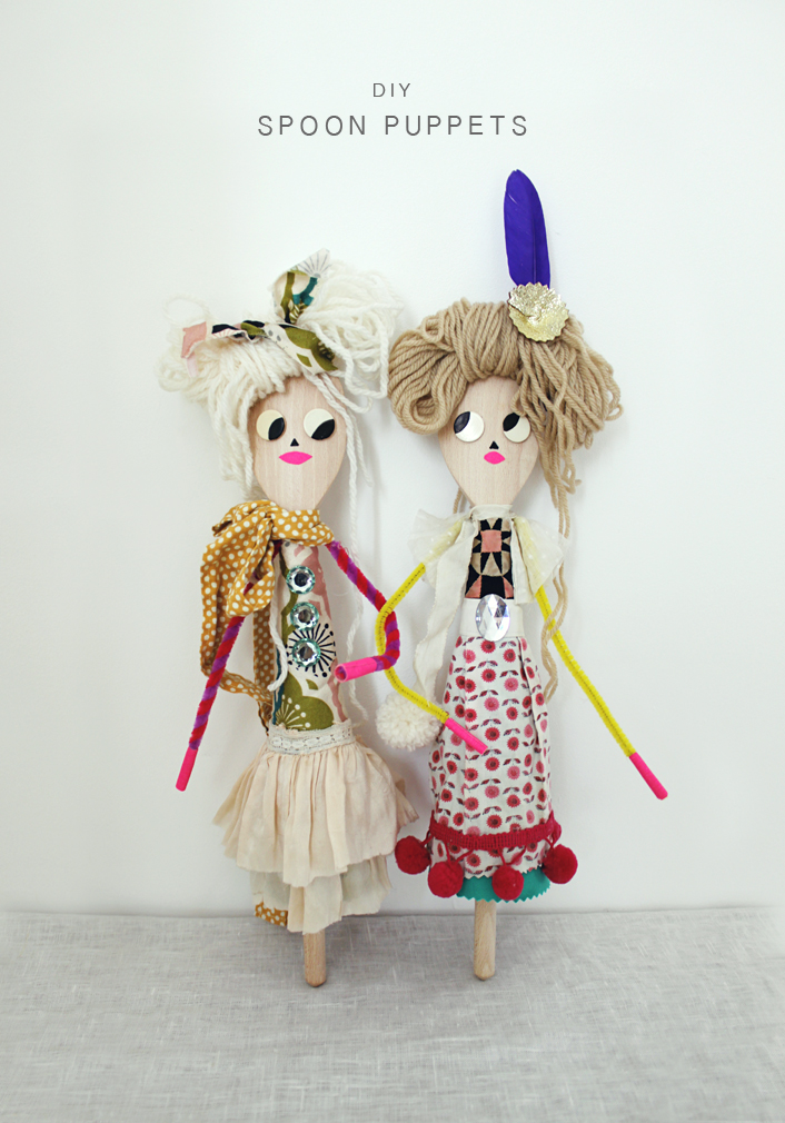 kid-play-do: Spoon Puppets