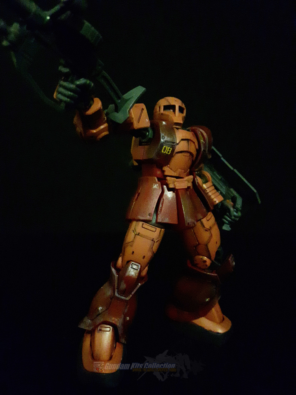 Painted Build: HG 1/144 MS-05 Zaku I Char Aznable Custom [Gundam The ...
