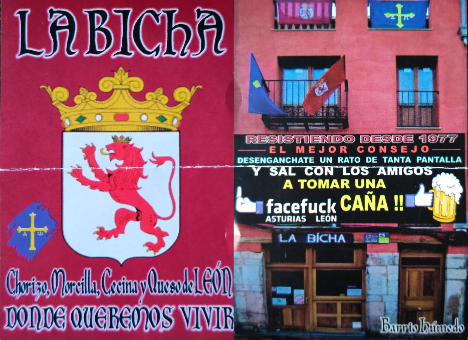 Publicidad CLUM (92): Tasca La Bicha, en León