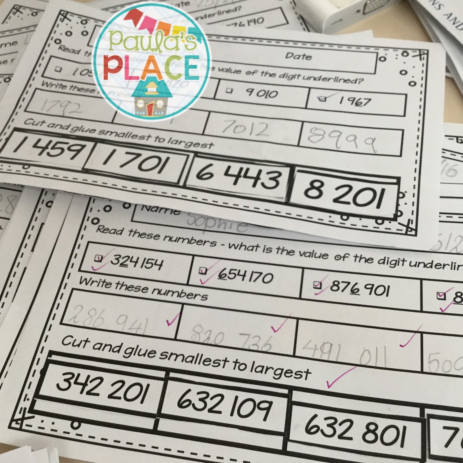 Paula's Place Teaching Resources: Place Value