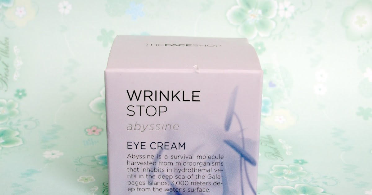 Sakuranko: THEFACESHOP Wrinkle Stop Abyssine Eye Cream
