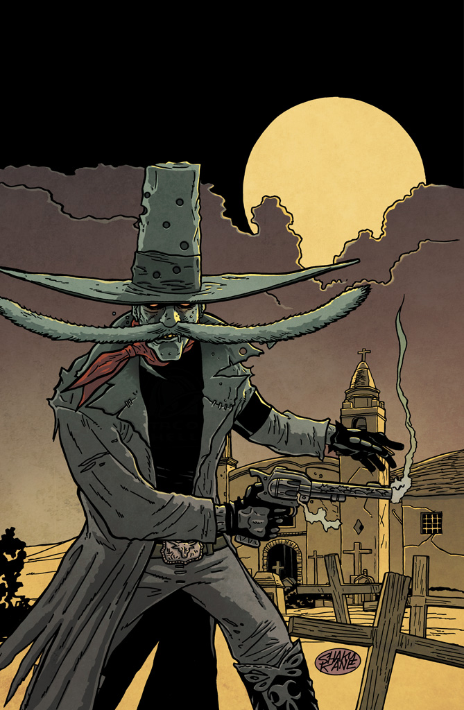 Grimm Tidings: El Bigote - Shaky Kane cover (colours)