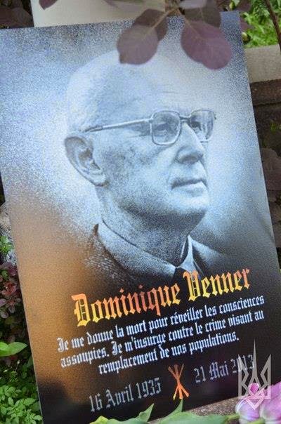 Action of commemoration of Dominique Venner on occasion of the second ...