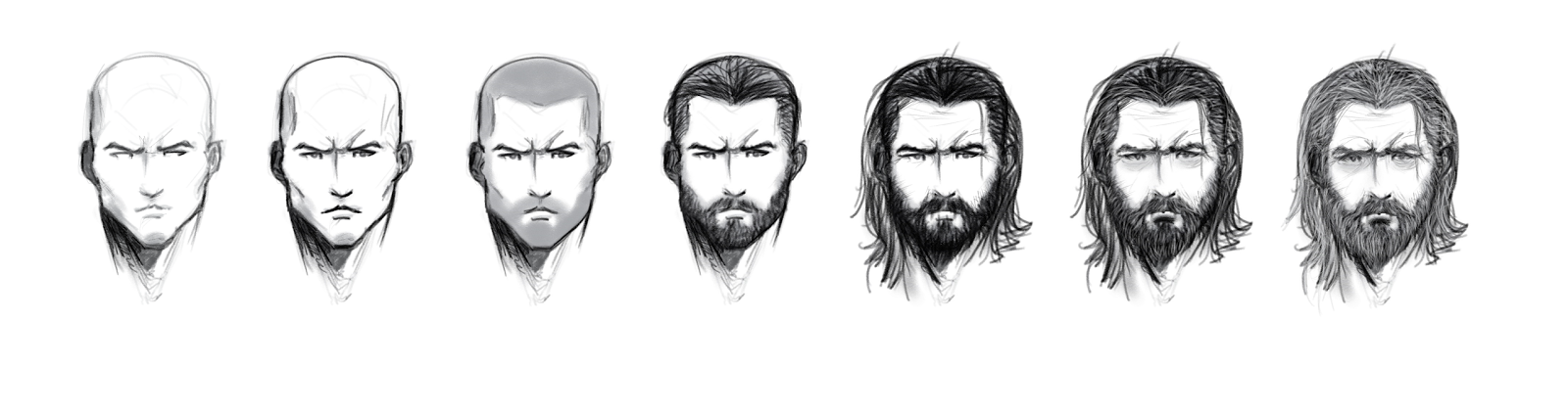 Conceptual Study: Facial Evolution