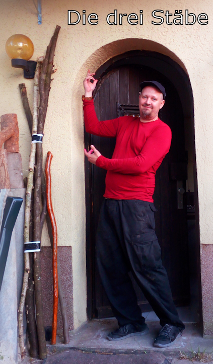 Wanderstab - Holzarbeit und Natur - Selber machen Anleitung - Selbst ...