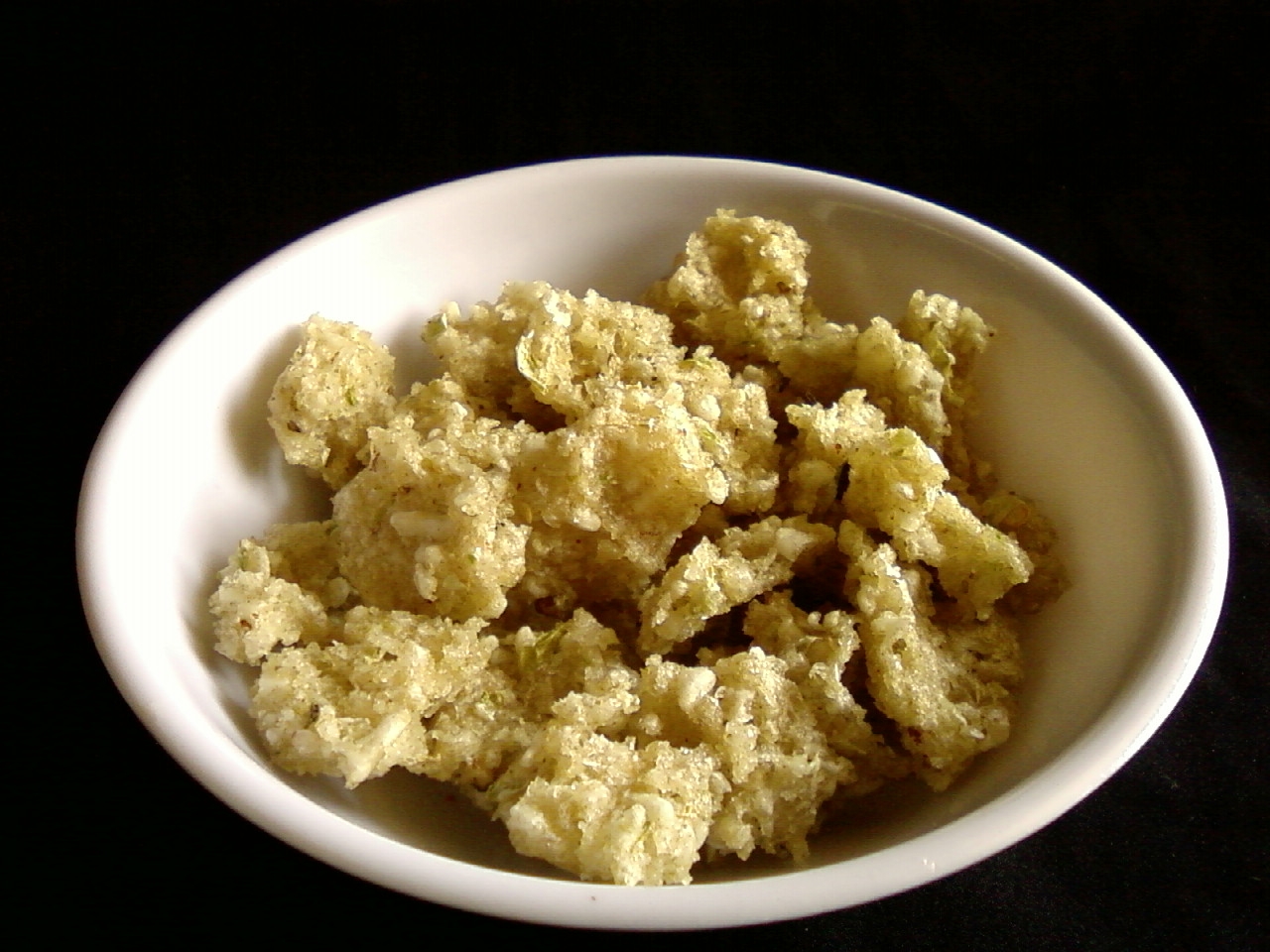 Borugula Vadiyalu ~ Puffed Rice Fryums - Blend with Spices