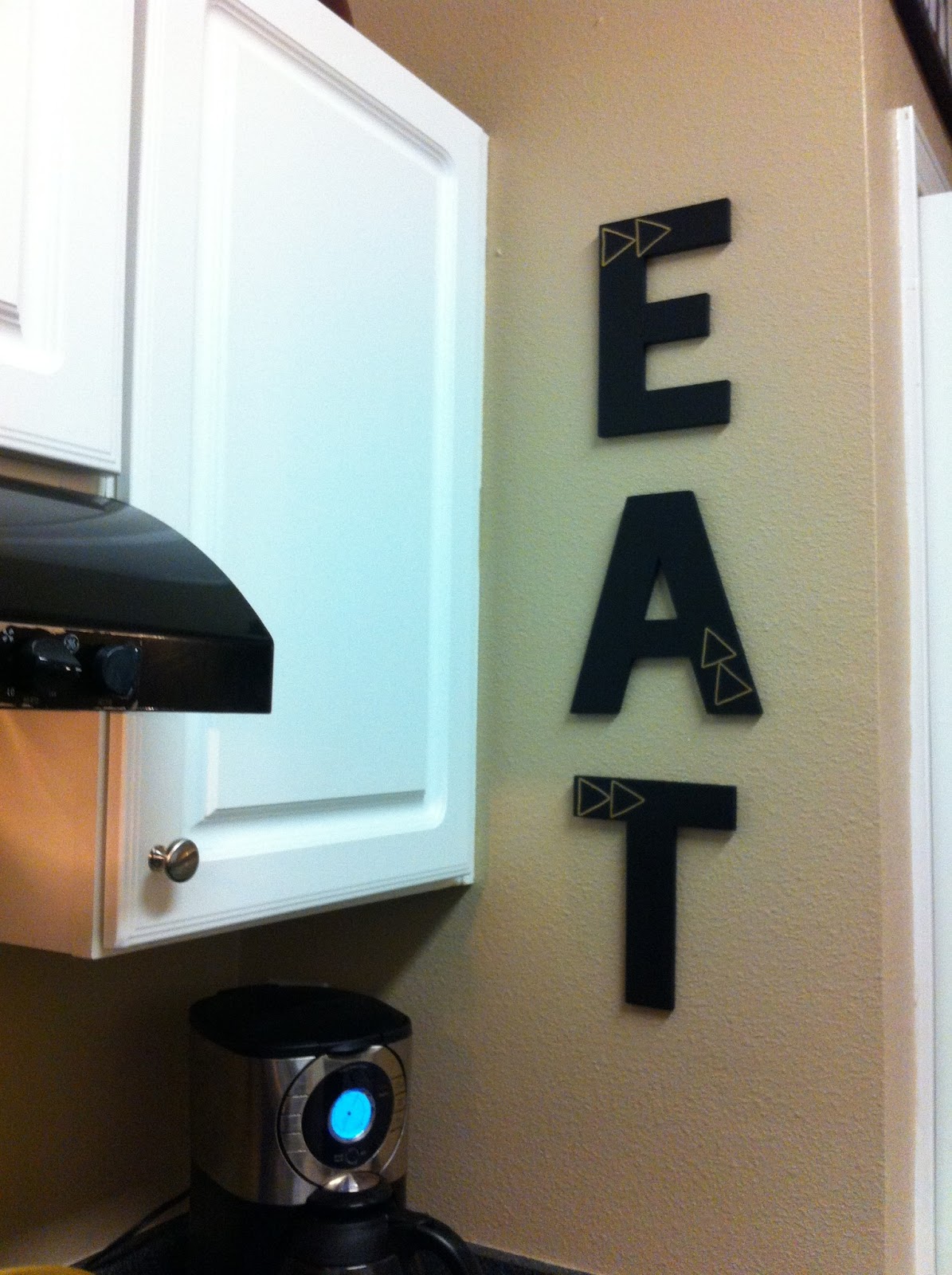 Kieran Honeybee: {DIY} EAT Sign