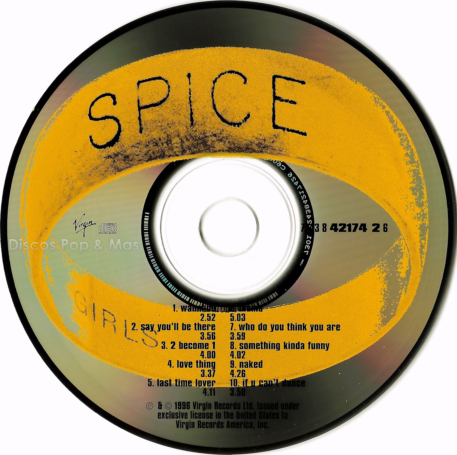 Discos Pop & Mas: Spice Girls - Spice (US Edition)