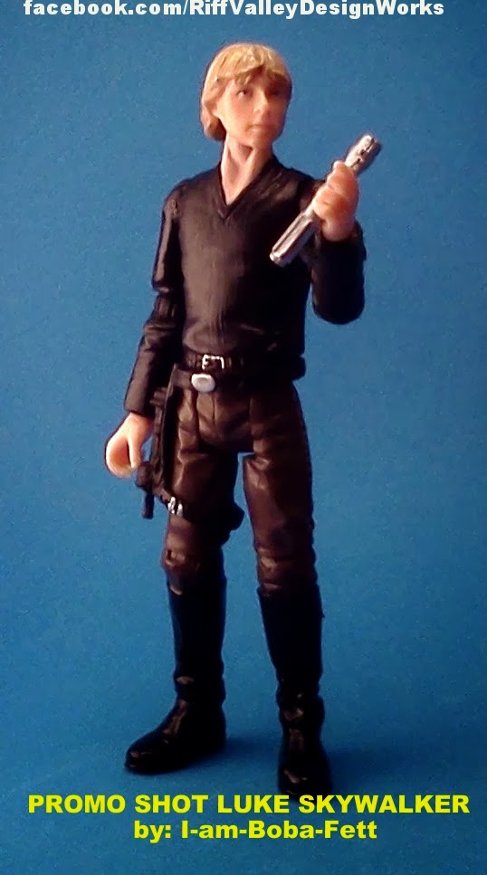 Customs for the Kid: "Promotional Photo" Luke Skywalker custom action ...