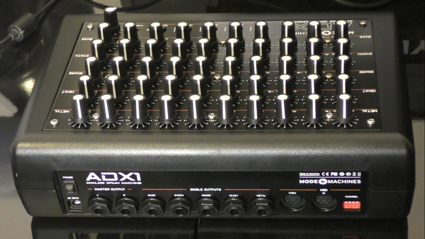 MATRIXSYNTH: Mode Machines ADX1 (ADX-1) Analog Drum Machine / Synthesizer