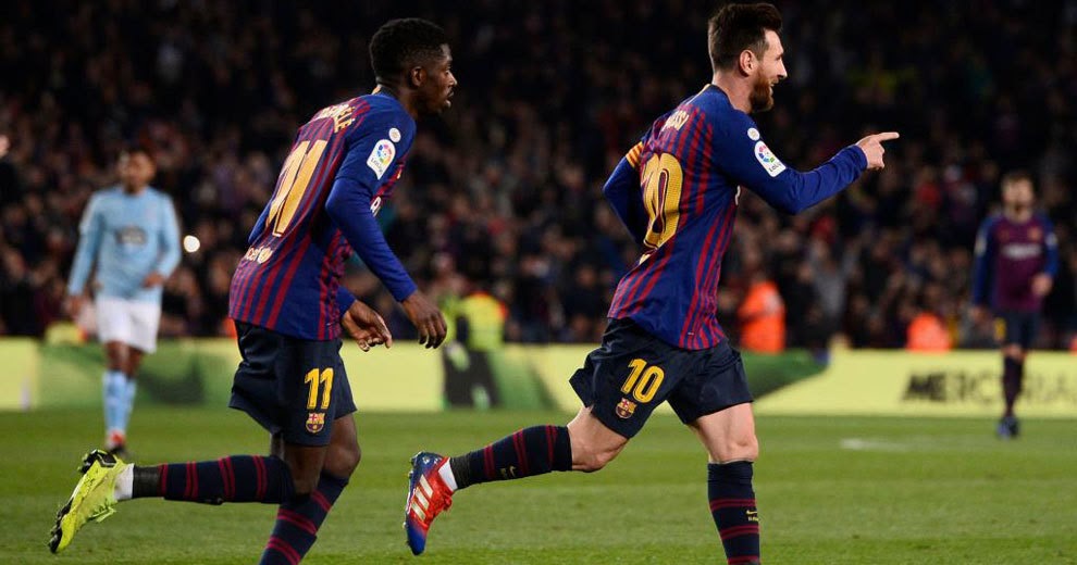 Lionel Messi, Ousmane Dembele Lead Barcelona to victory