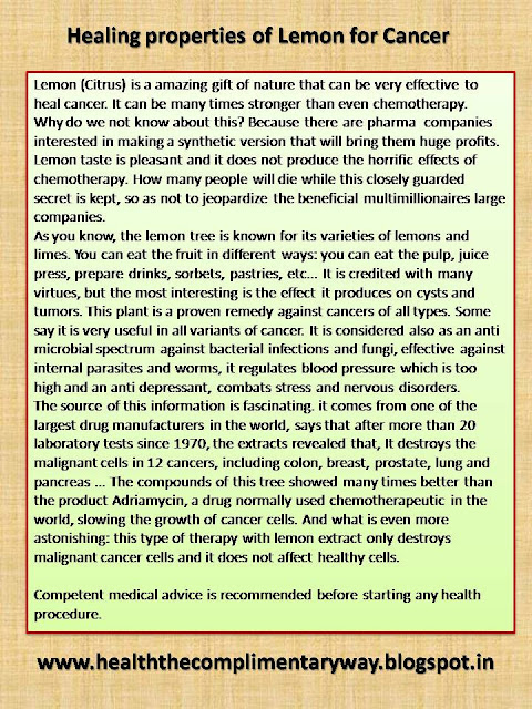 Health The Complimentary Way