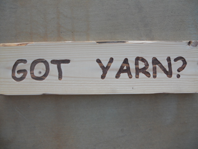 Knitting Off The Grid: Knitting Signs................