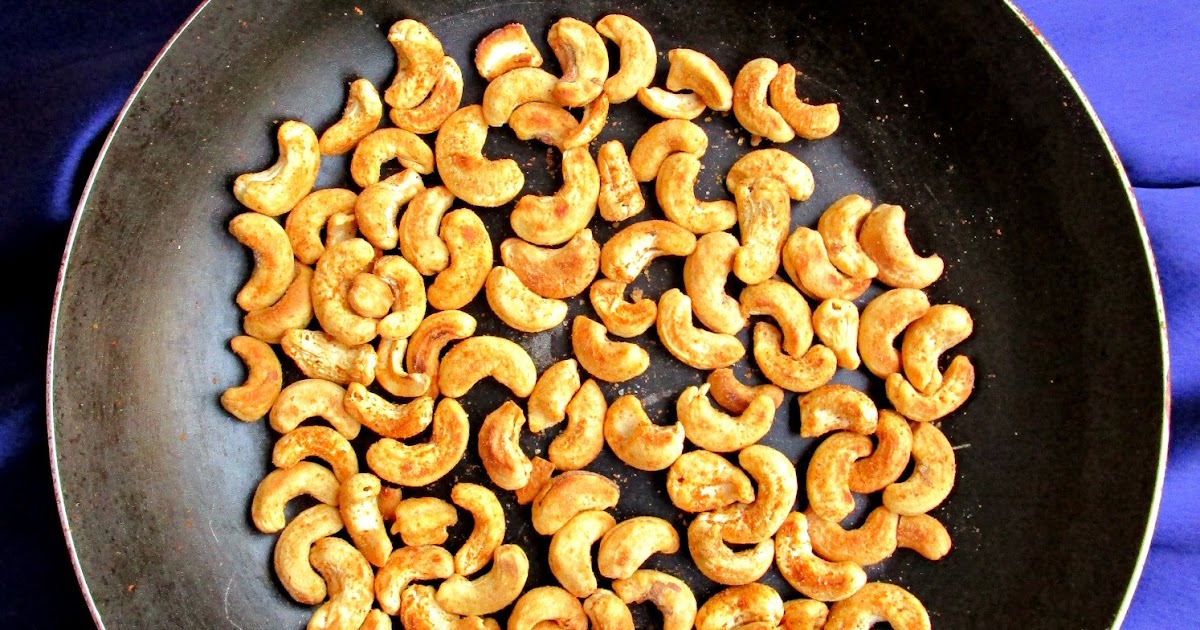 Blessy's Kitchen: Roasted Masala Kaju/ Roasted Masala Cashews