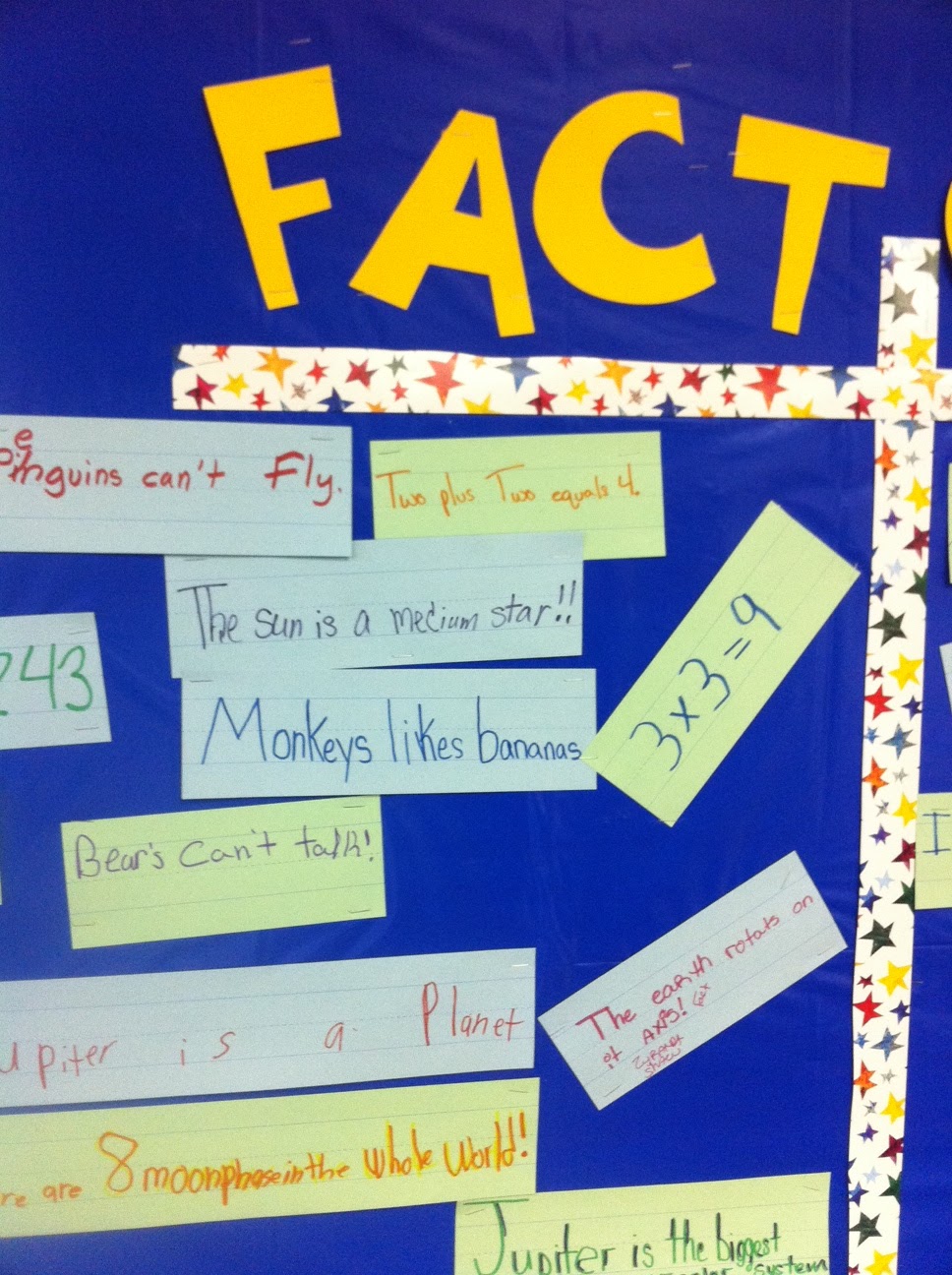 The Half Full Chronicles: That's a FACT!